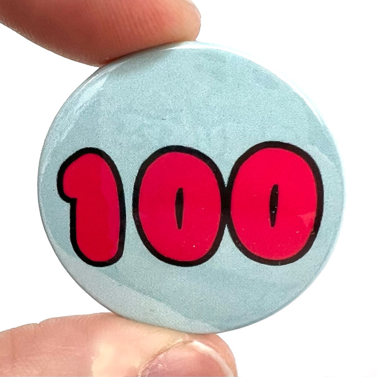 Age 100 Button Pin Badge – Bite Your Granny