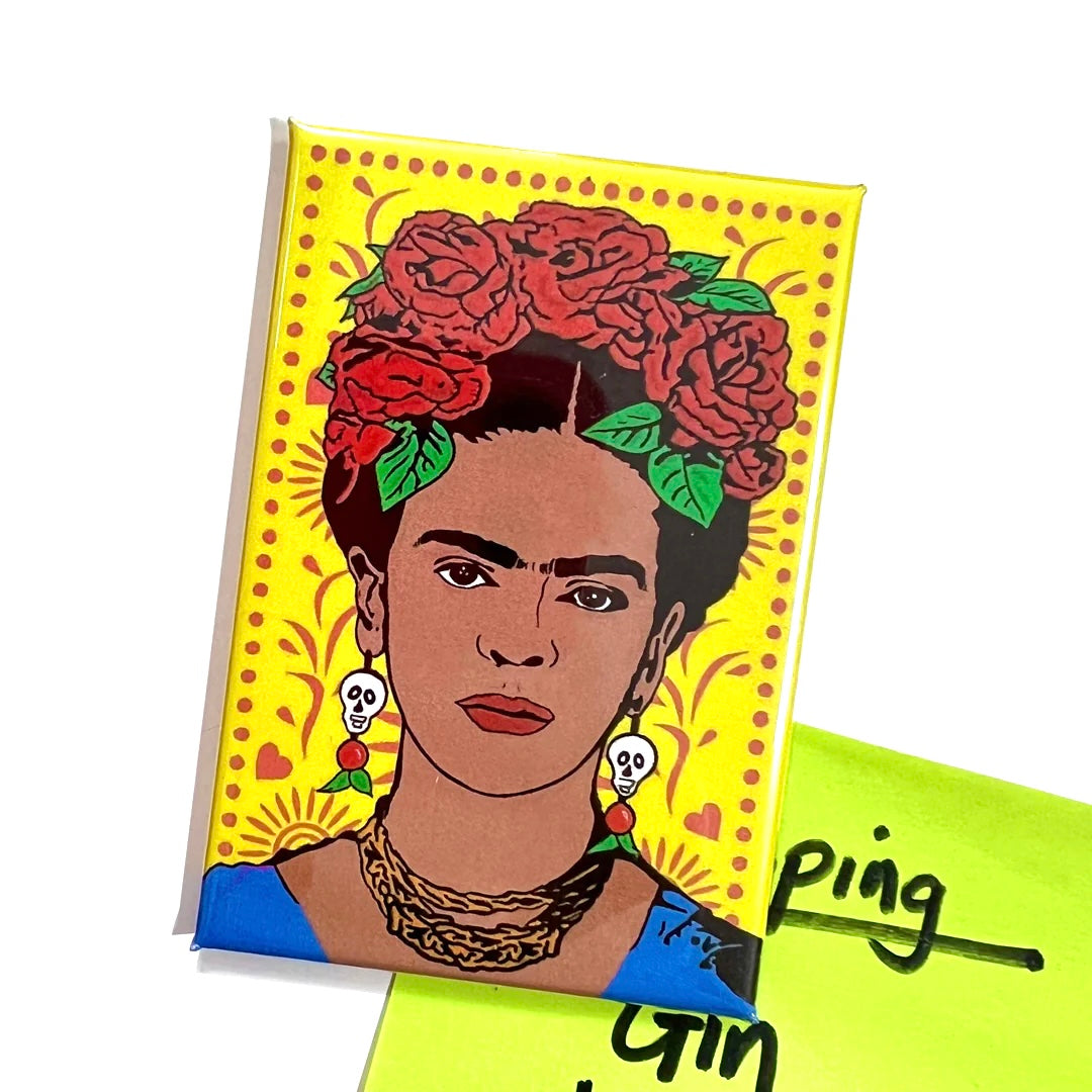 Frida Kahlo Inspired Fridge Magnet – Bite Your Granny