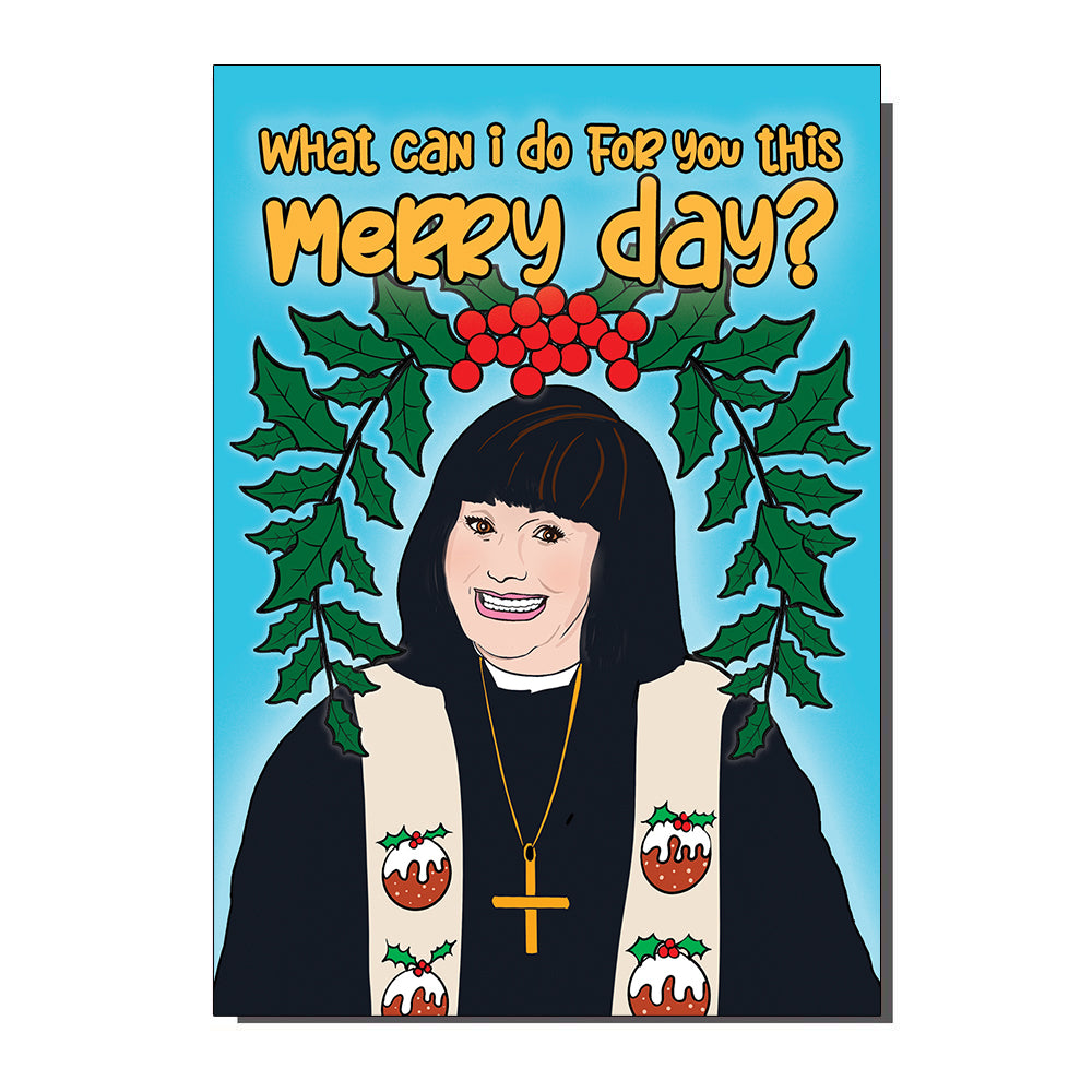 This Merry Day Vicar Of Dibley Inspired Christmas Card – Bite Your Granny