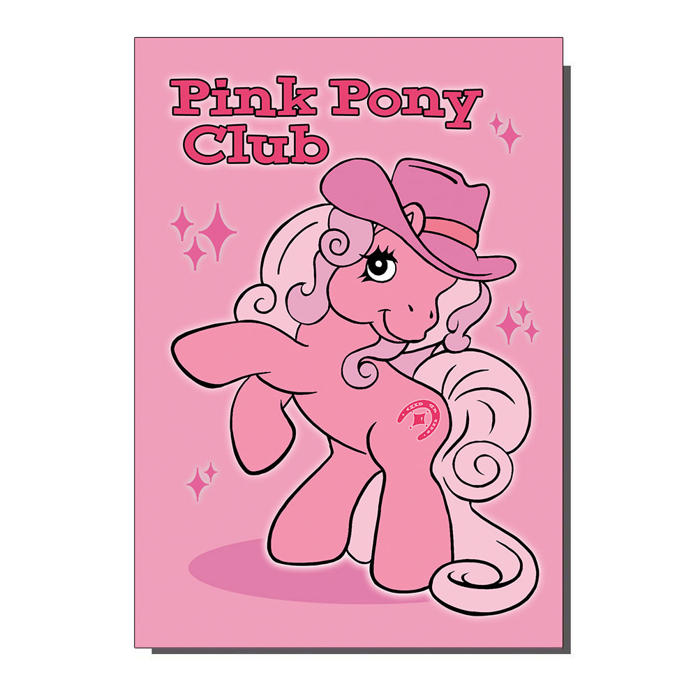Pink Pony Club Greetings Card – Bite Your Granny