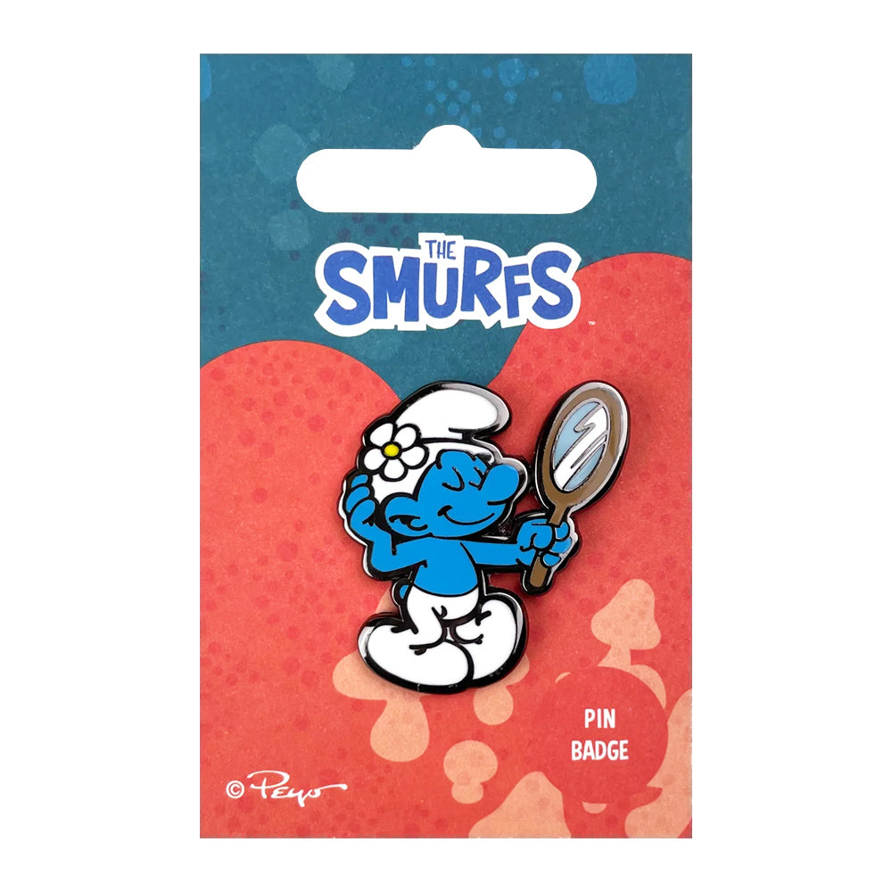 Vanity Smurf Enamel Pin Badge – Bite Your Granny