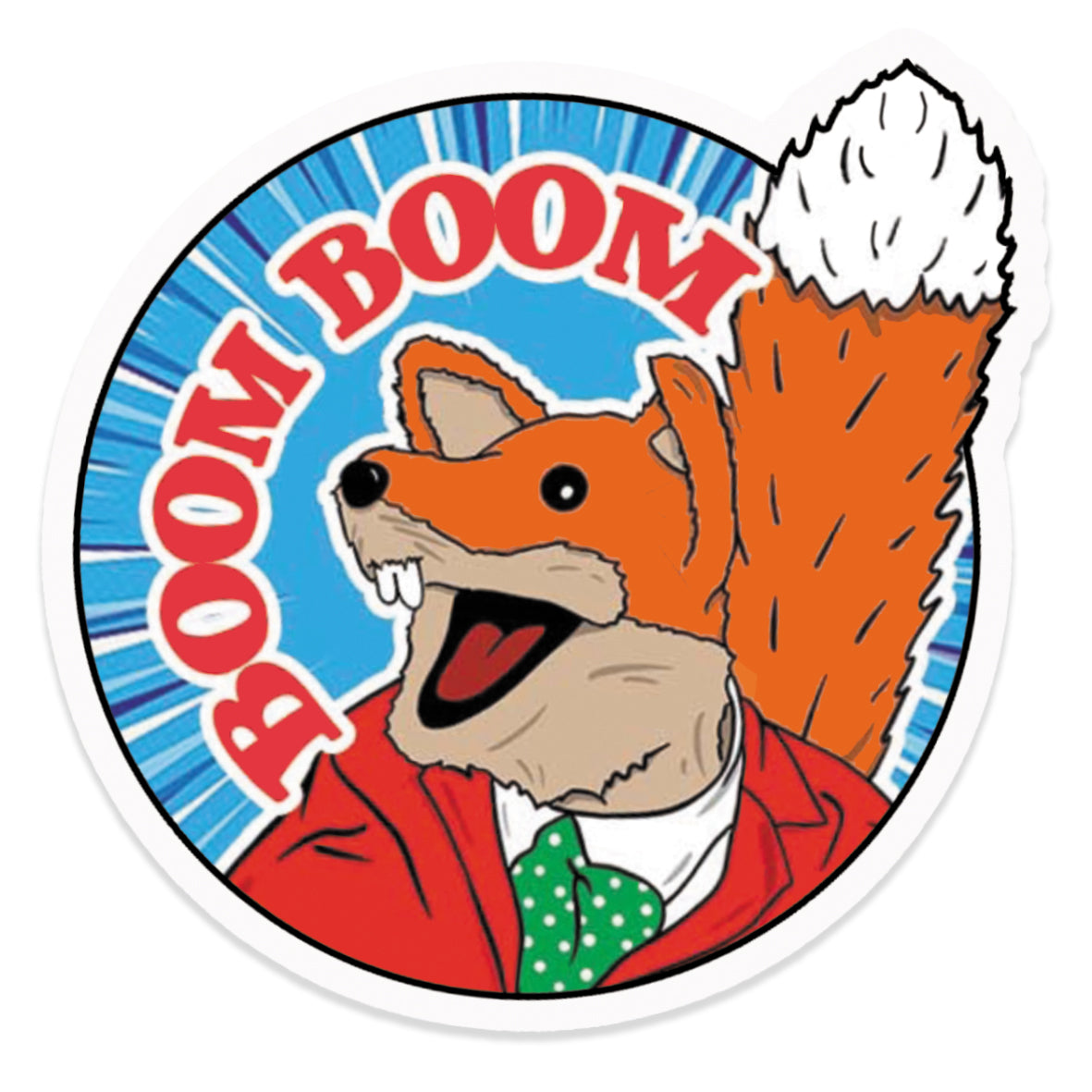 Boom Boom Basil Brush Inspired Vinyl Sticker – Bite Your Granny