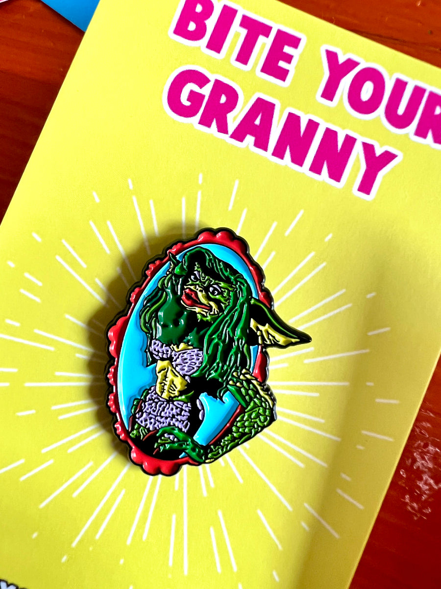 Greta Enamel Pin Badge – Bite Your Granny