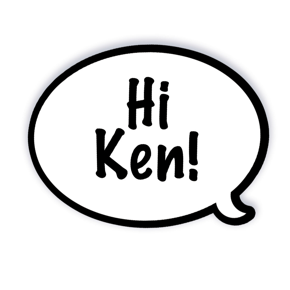 Hi Ken Barbie Inspired Vinyl Sticker – Bite Your Granny