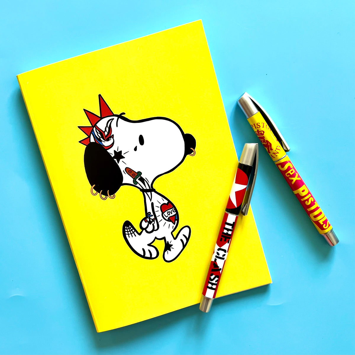 Punk Rock Tattoo Beagle A5 Notebook – Bite Your Granny