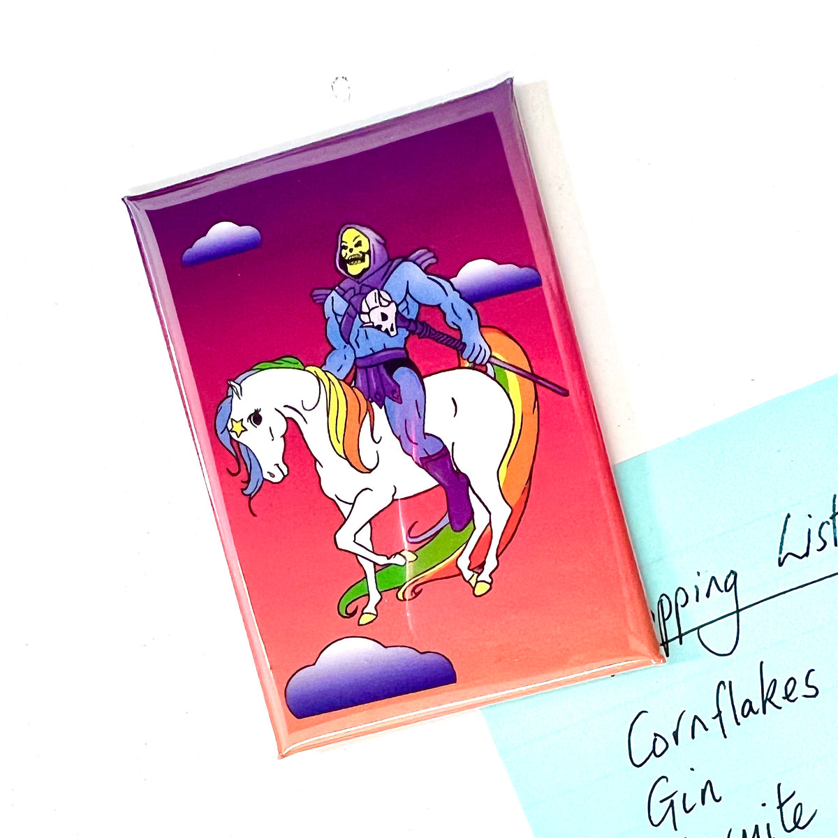 Starlite Skeletor 1980s Inspired Fridge Magnet – Bite Your Granny