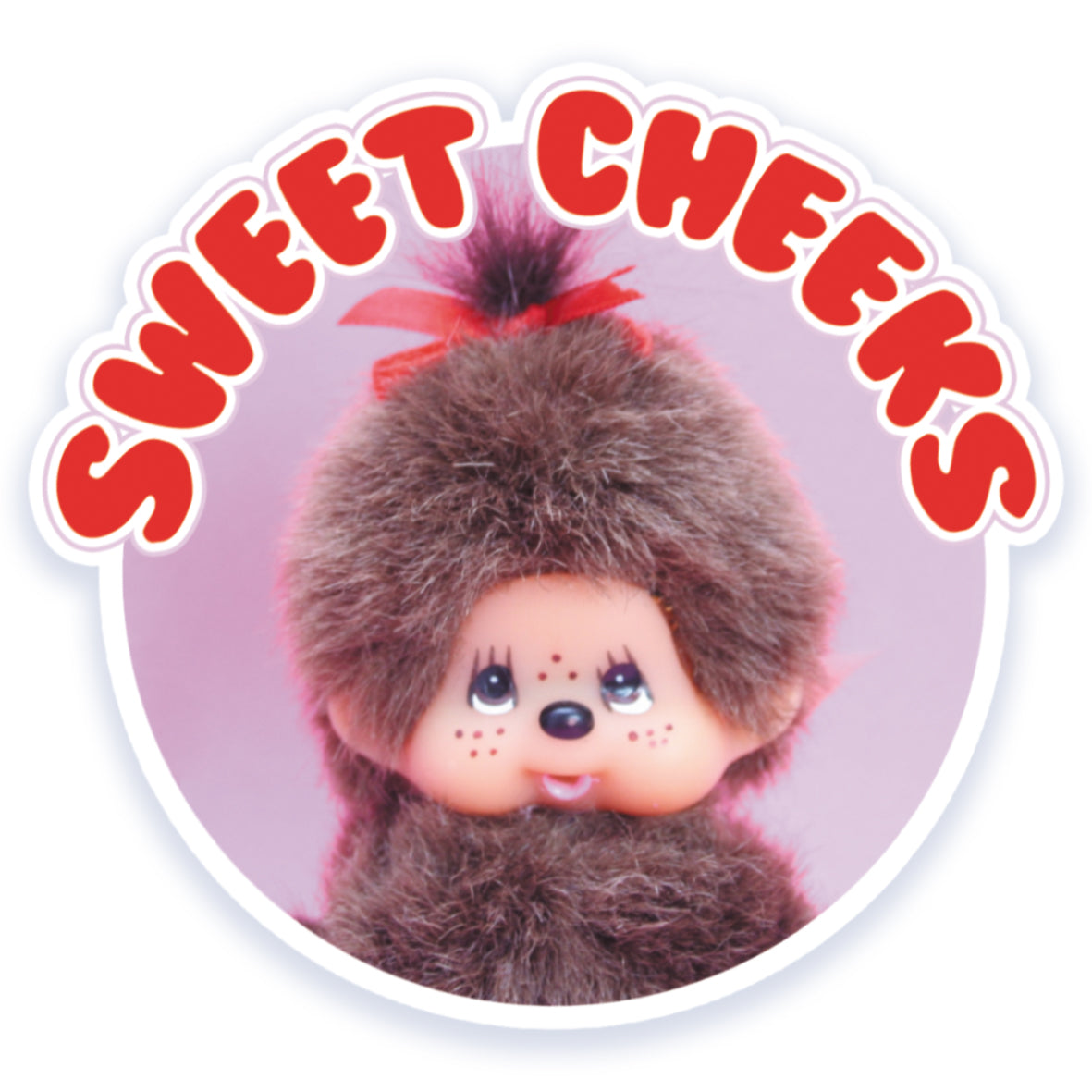 Sweet Cheeks Vinyl Sticker – Bite Your Granny