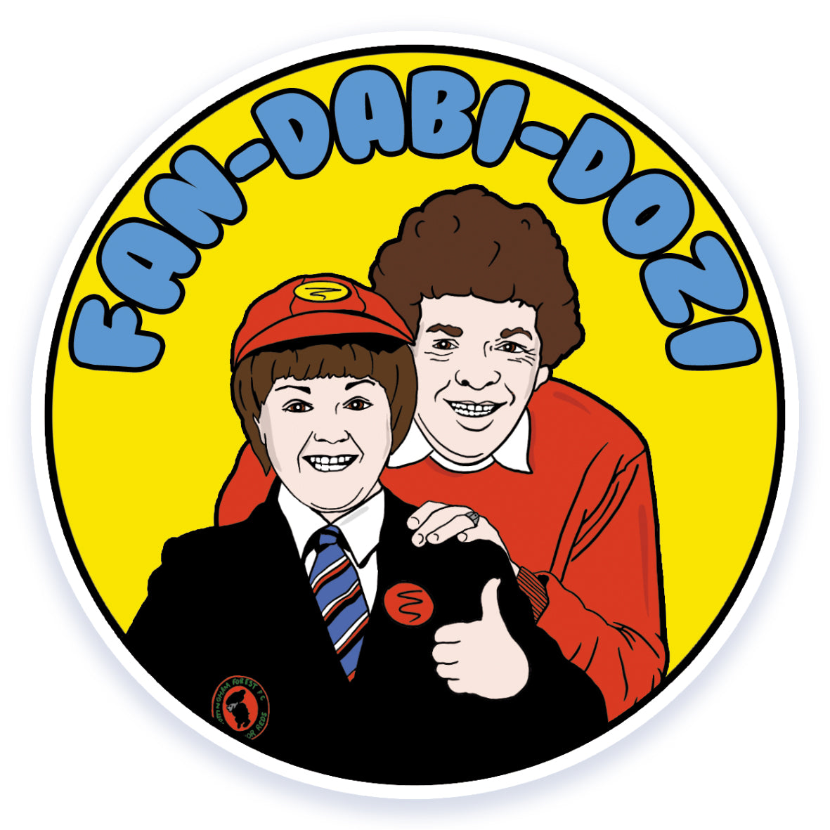 Fan-Dabi-Dozy The Krankies Inspired Vinyl Sticker – Bite Your Granny