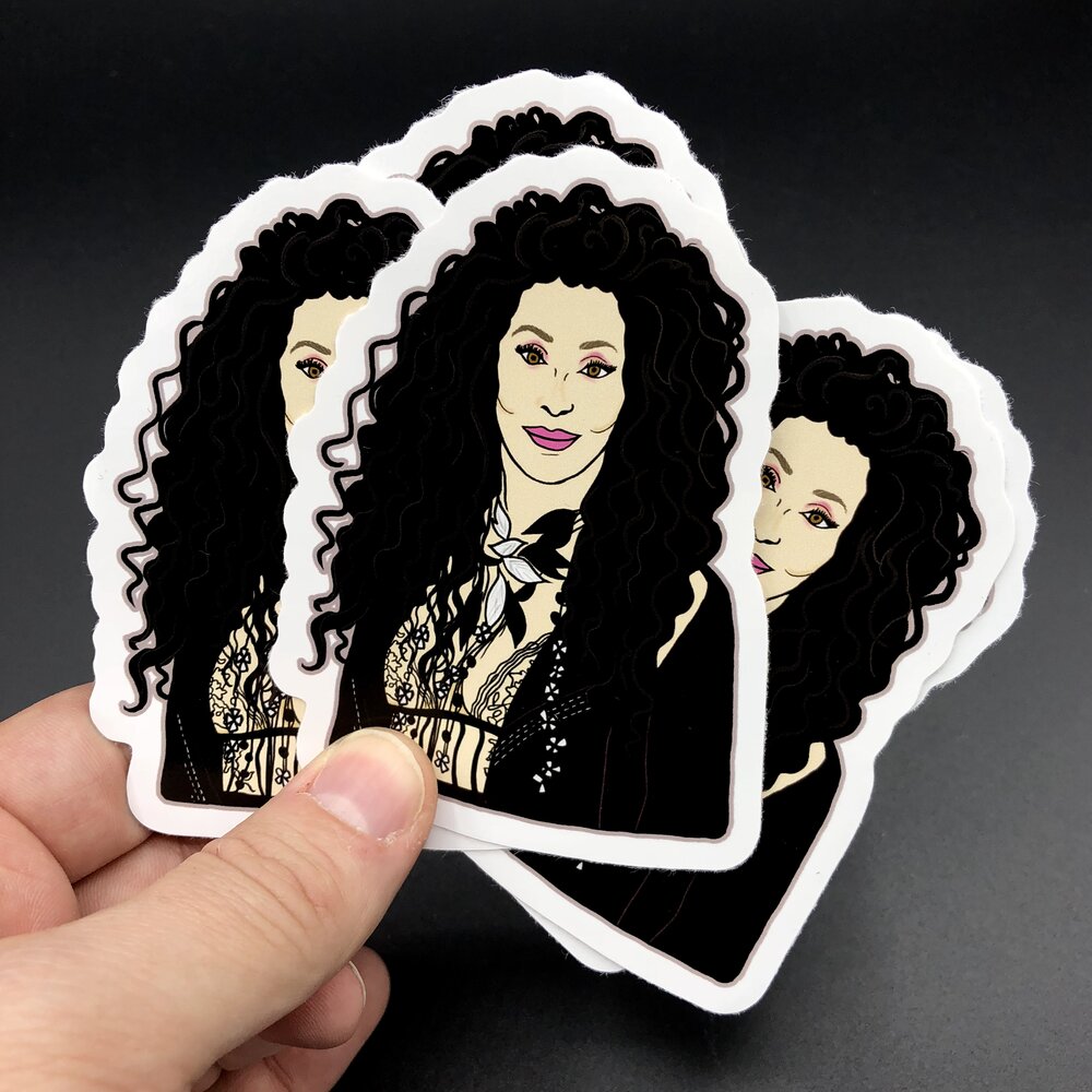 80's Cher Sticker Vinyl Sticker – Bite Your Granny