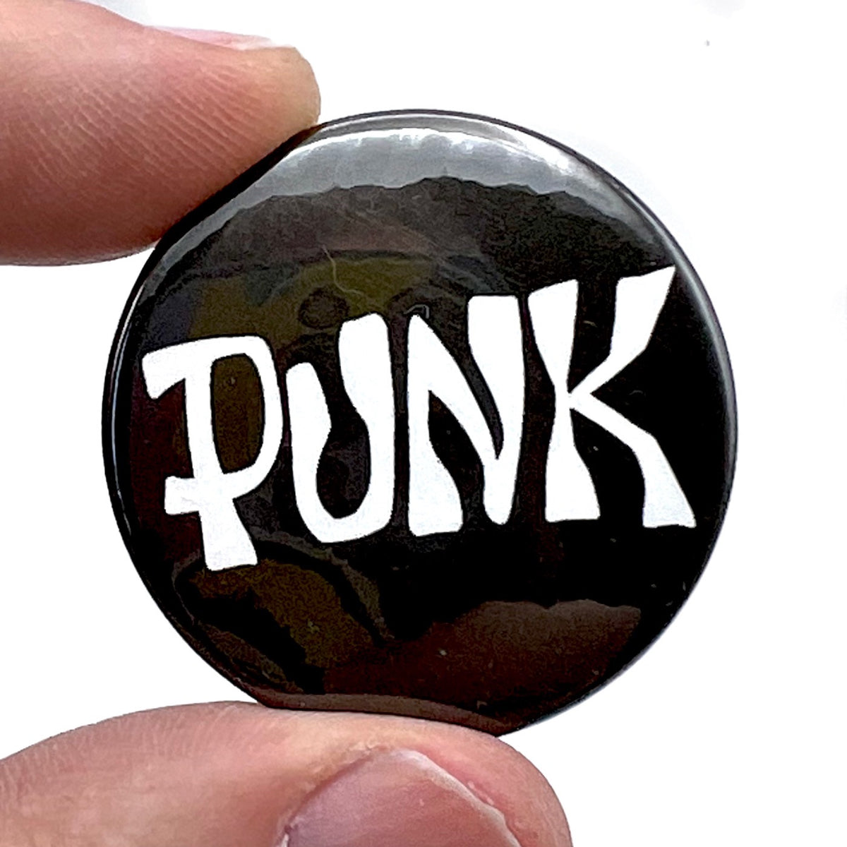 Punk Button Pin Badge – Bite Your Granny