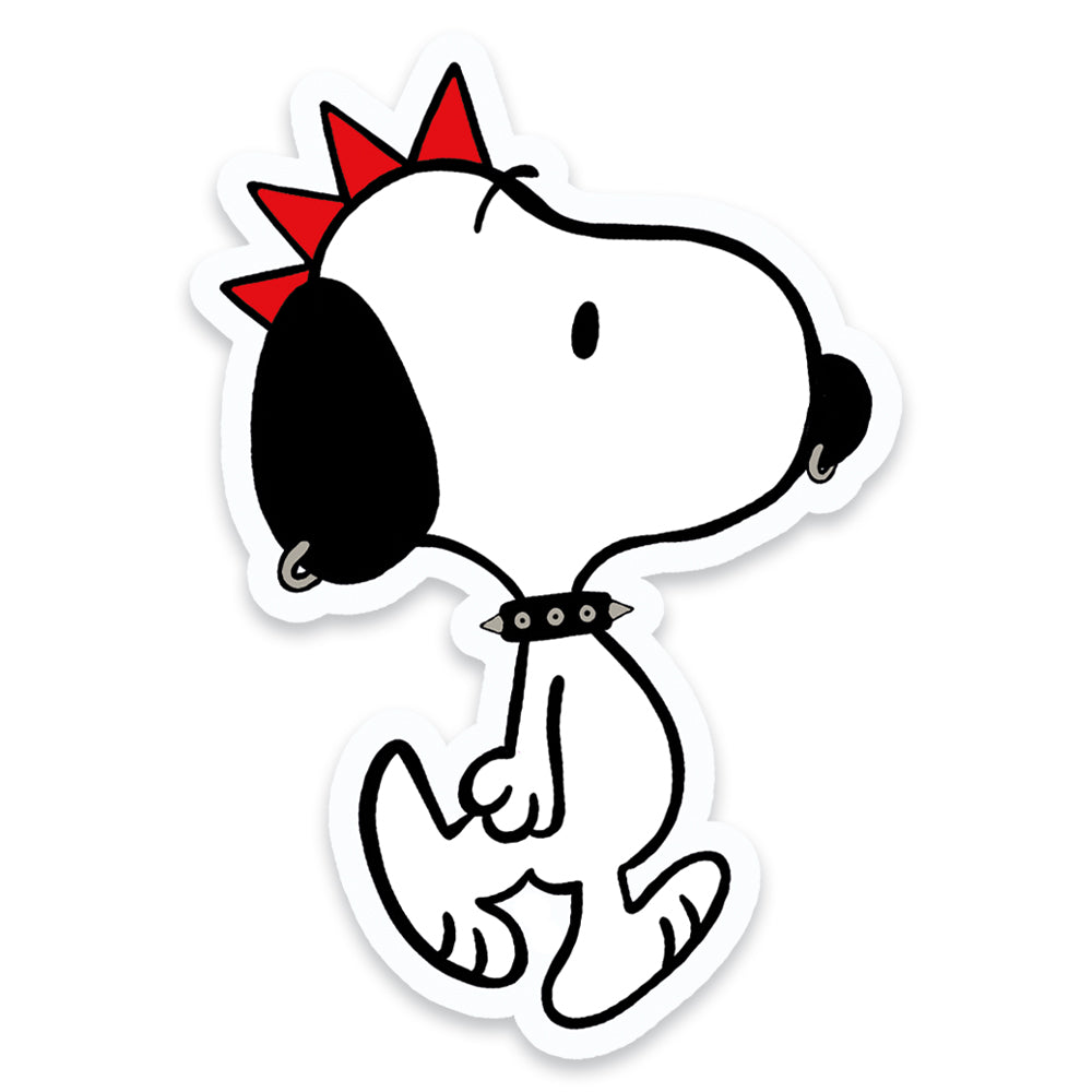 Punk Rock Beagle Vinyl Sticker – Bite Your Granny